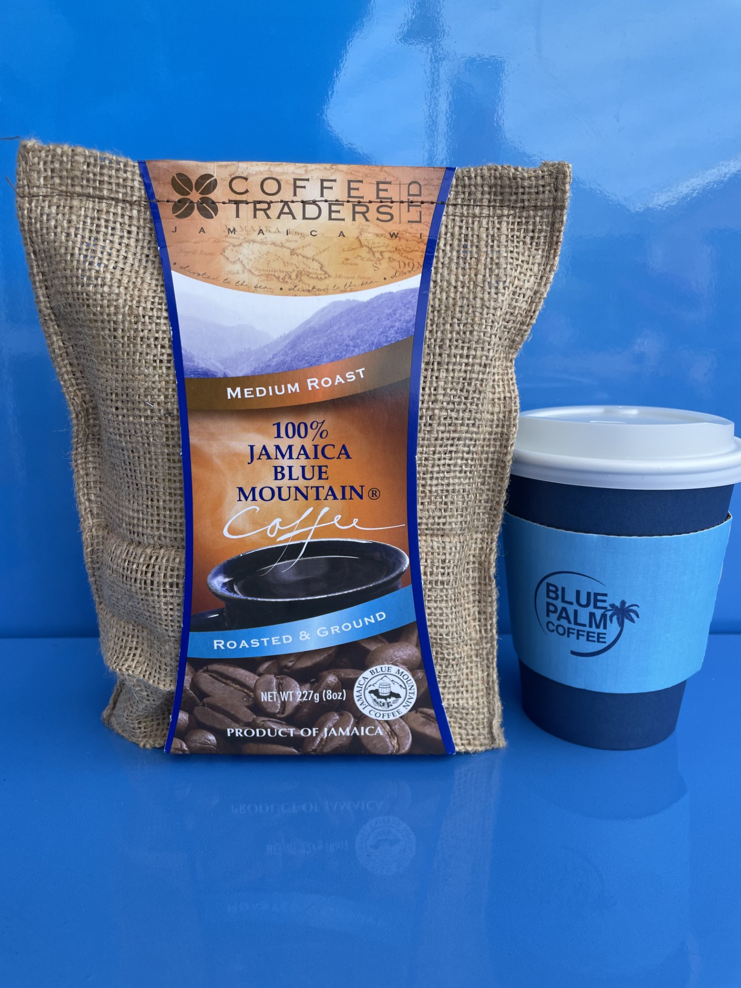 Coffee Traders 100% Jamaica Blue Mountain® Peaberry Coffee – 8 oz Whole ...