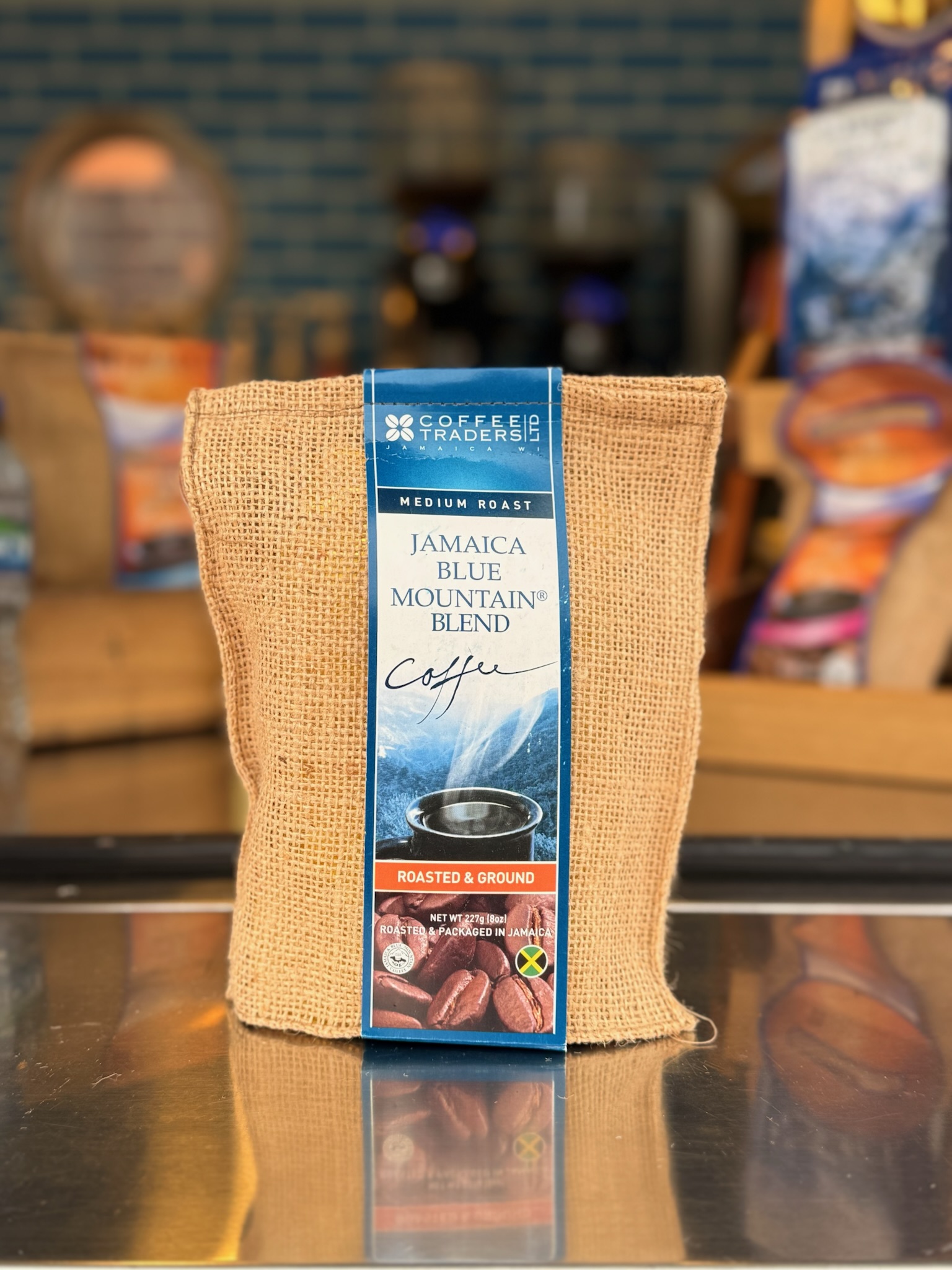Coffee Traders 100% Jamaica Blue Mountain® Peaberry Coffee – 8 oz Whole ...